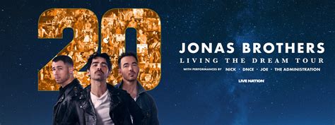 Jonas Brothers Announce Details For Jonas20 Living The Dream Tour Rocket Arena