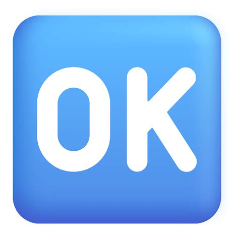 Ok Button 3d Icon Fluentui Emoji 3d Iconpack Microsoft