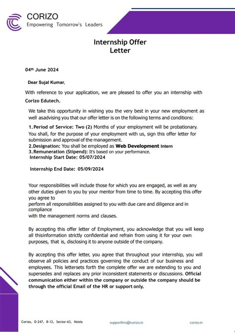 Sujal Shashank On Linkedin Webdevelopment Internship Corizoedutech