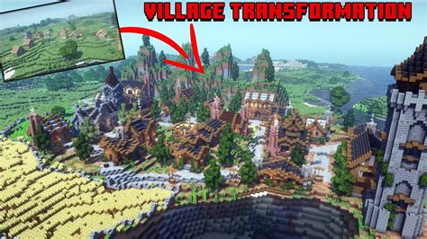 Minecraft Village Transformation With All Villager Structures Youtube