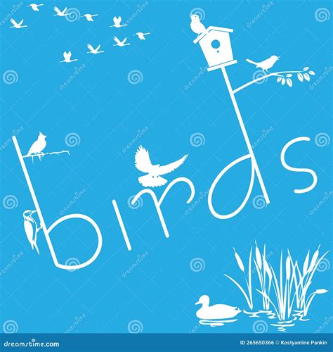 Illustration For The Bird Theme Stock Vector Illustration Of Grain