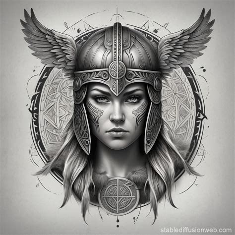 Create A Realistic Black And Gray Design With A Nordic Theme For A