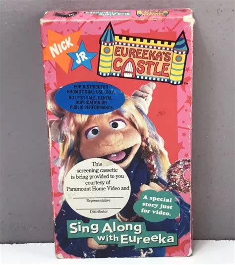 Nick Jr Eureekas Castle Sing Along Vhs Video Tape Rare Htf My Xxx Hot