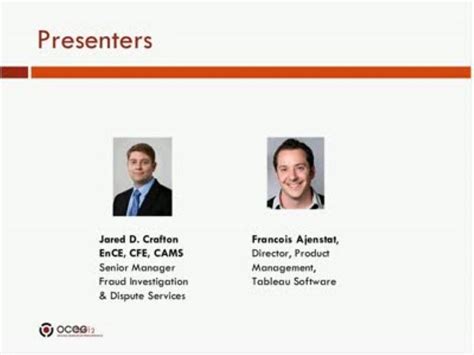 Oceg™ Anti Corruption Series Data Analytics For Finding Corruption Oceg