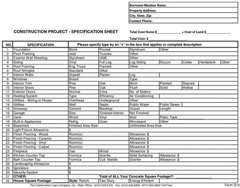 Flooring Bid Proposal Template Construction Project Checklist