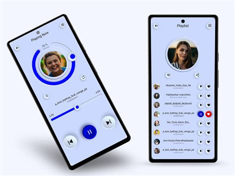Neomorphism Light Mode Music App Design Behance