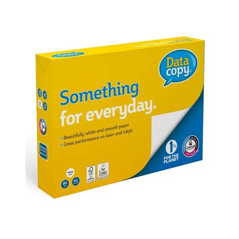 Data Copy A4 4 Hole Punched Copier Paper 80gsm 500 Sheets