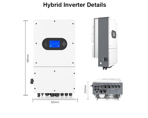 Hybrid Solar Inverter Single Phase 6kw 48v
