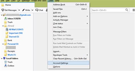 fix common problems or errors in mozilla thunderbird