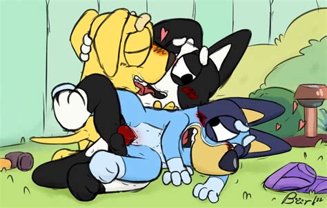 Rule 34 Bisexual Bisexual Male Bluey Series Bluey Heeler Cub Cub On Cub Female Gay Lucky