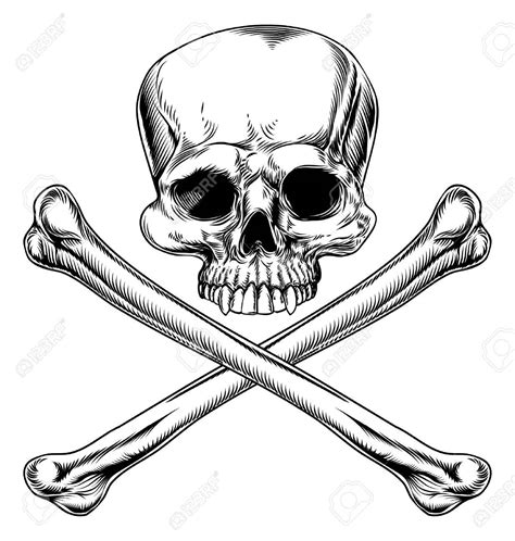 Skull And Cross Bones Drawing At Getdrawings Free Download
