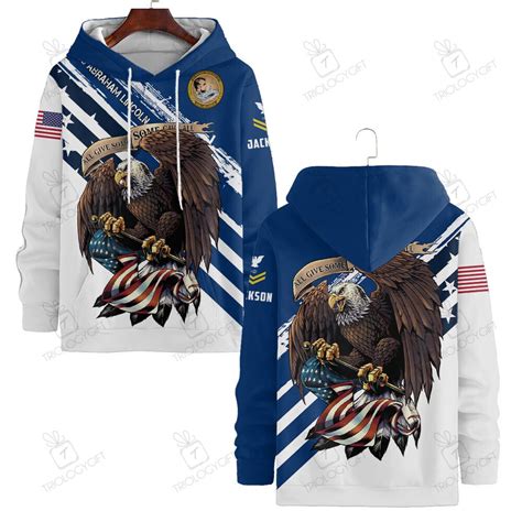 Customized All Gave Some Some Gave All Navy Ship Hoodie Trilogyt