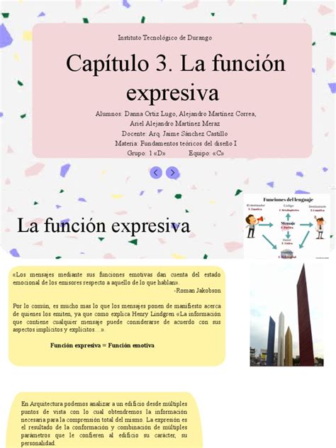 La Función Expresiva Pdf Arquitecto Intuición
