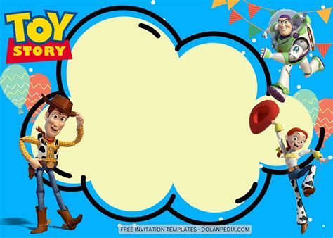 11 Toy Story Birthday Invitation Templates Toy Story Birthday
