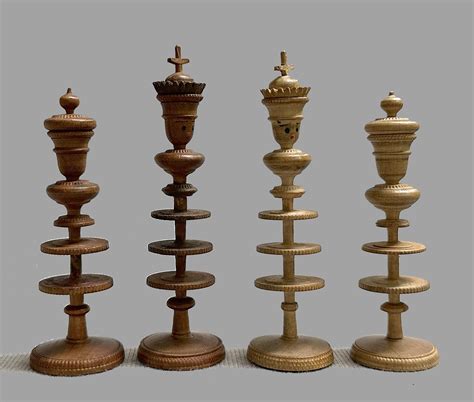 Antique Nuremberg Toy Chess Set