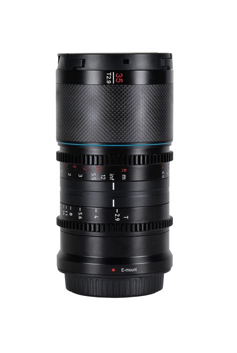 Sirui 35mm T29 16x Carbon Fiber Anamorphic Lens For Fuji X Mount