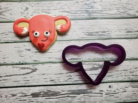 Uterus Cookie Cutter And Fondant Cutter And Clay Cutter Etsy