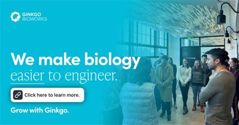 Ginkgo Bioworks Inc On Linkedin Ginkgobioworks Growwithginkgo Syntheticbiology