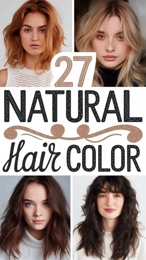 Natural Color Hair Dye Ideas