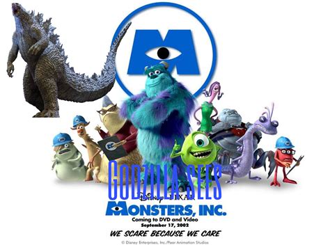 Godzilla Sees Monsters Inc By G0dz1llafan8790rob On Deviantart