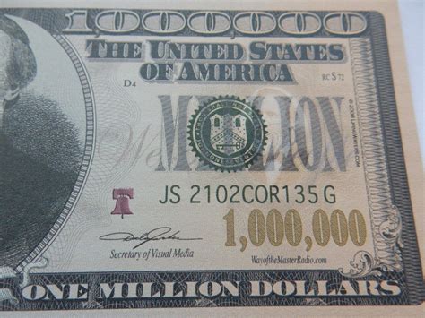 What Does A Real 1 Million Dollar Bill Look Like At Pamela Drake Blog
