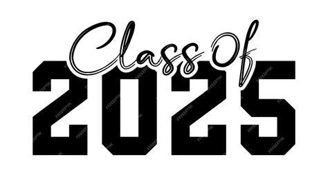 Premium Vector Hand Drawn Text Illustration For Class Of 2025