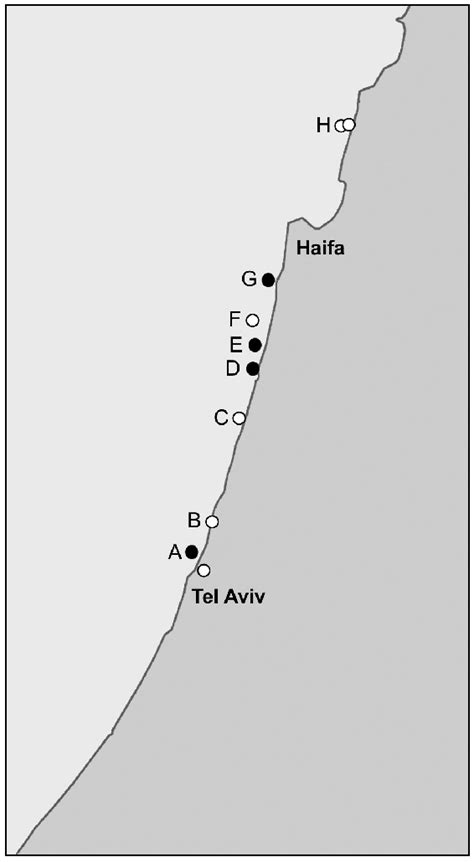 Map With Locations Of Herdmania Momus On Natural Substrate White Dots