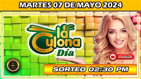 Resultado De LA CULONA DIA Del MARTES De Mayo Del Chance Culonadia YouTube