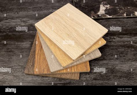 Mdf Samples Wooden Design Background Concept For Designers Stock