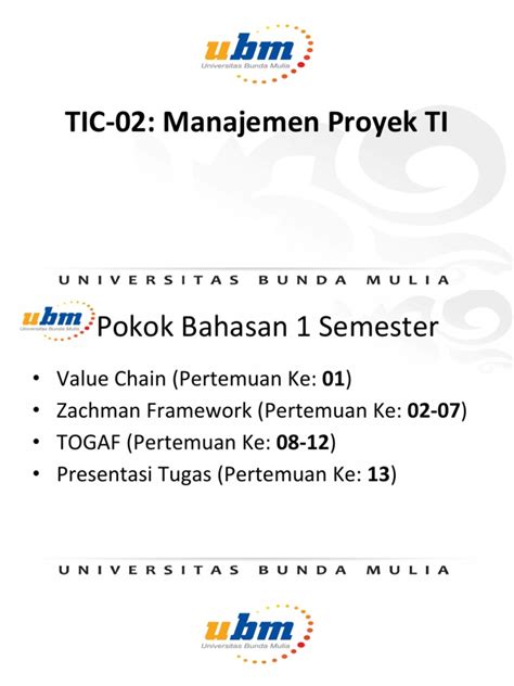 Materi 06 Zachman Framework Pdf