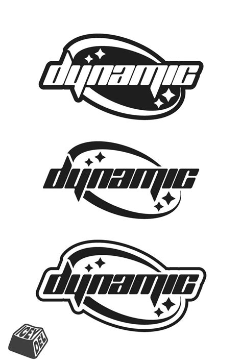 Dynamic Y2k Typography Logo Created By Iceydel In 2024 Retro Logo
