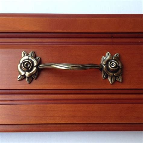 Drawer Handles Pulls Rose Flower Dresser Pulls Handles Knobs Etsy
