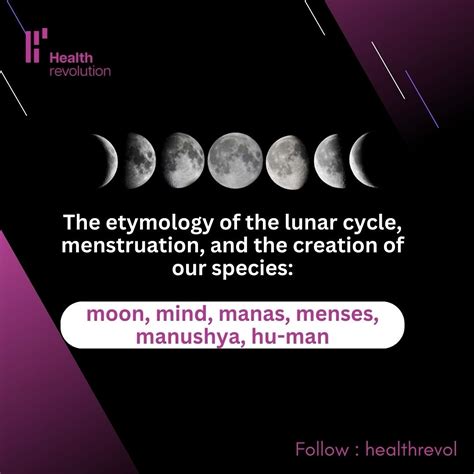 The Etymology Of The Lunar Cycle Health Revolution