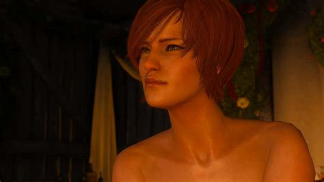 Download Shani From The Witcher Portrait In Nature Wallpaper