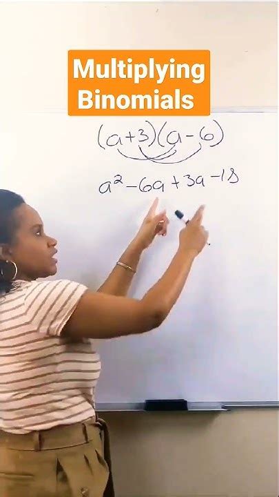 Multiplying Binomials Distributive Property Youtube