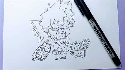 Sketch Of Bakugo Chibi Version 😁 My Hero Academia R Animesketch