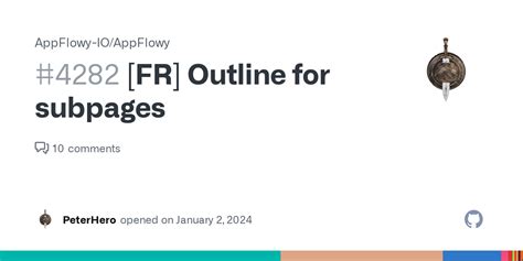 [fr] outline for subpages · issue 4282 · appflowy io appflowy · github