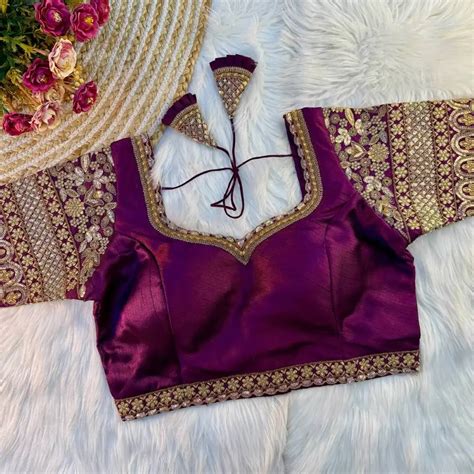 Priyal Vol 53 Heavy Sleeves Codding And Thread Work Bridal Blouse Below 1000 Sumshy