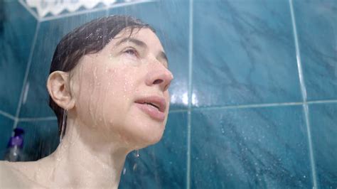 Mature Woman Shower Bathroom Videos And Hd Footage Getty Images