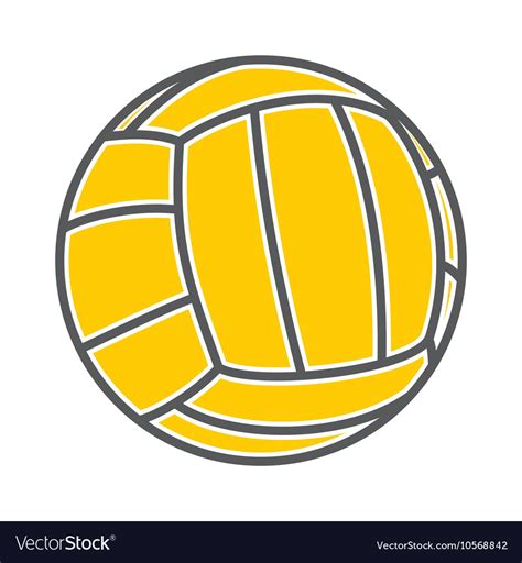 Volleyball Ball Royalty Free Vector Image Vectorstock