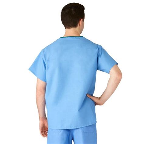 Angelstat Unisex Reversible V Neck Scrub Top With 2 Pockets Size Xxs 7xl