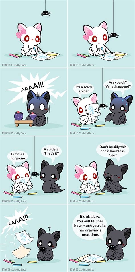 My 20 Wholesome Comics Depict A Cute Bat Couple That Is In A Relationship Bored Panda