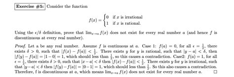 Solved Exercise Consider The Function F X If X Is Chegg