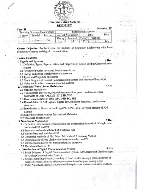 communication system pdf