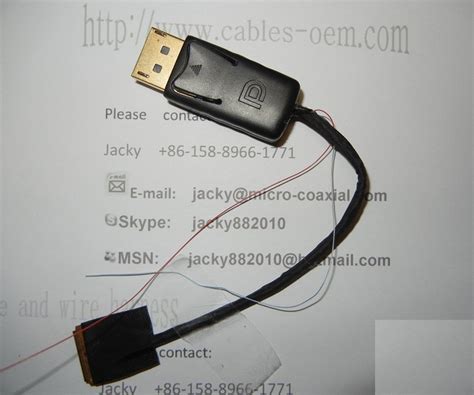 Custom Edp Cable Mini DP Cable Mini Display Port Edp Cable