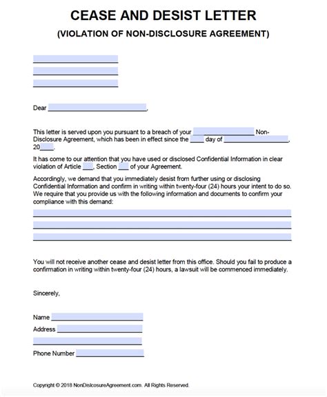 Mutual Nda Template Us