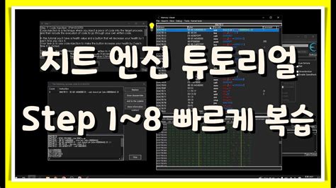 Cheat Enginereversing 치트 엔진 튜토리얼을 빠르게 복습해 보자 Youtube
