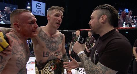 Rhys Mckee Unifies 170lbs Cage Warriors Division After 3arena Win Over