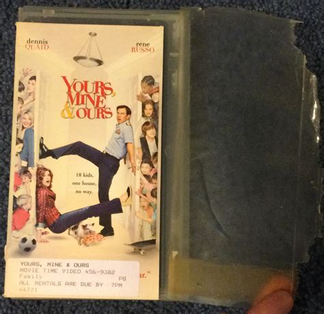Pre Owned Used Yours Mine And Ours Vhs 2006 Starring Dennis Quaid