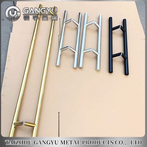 Modern Commercial Stainless Steel S Tubular Door Handle For Office And